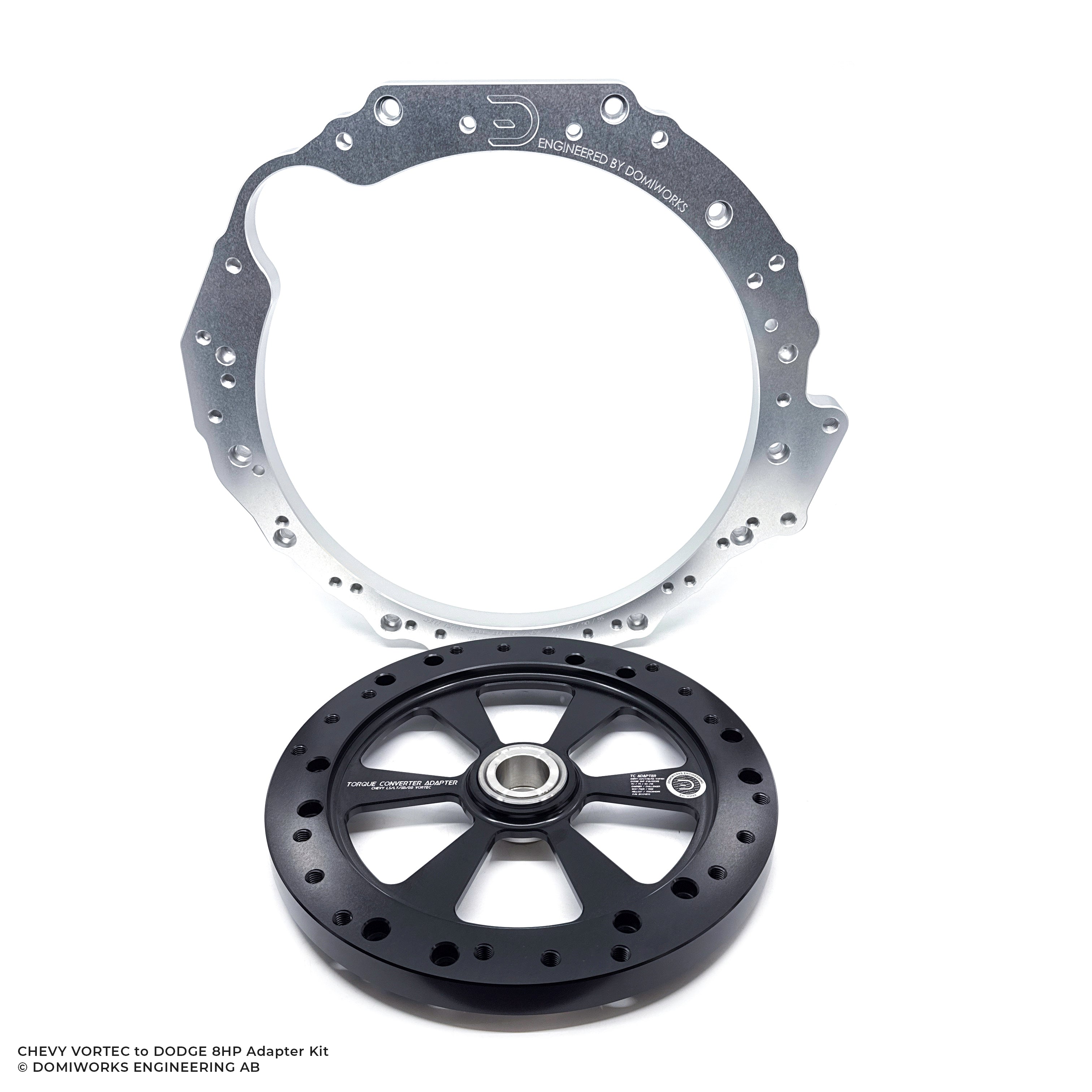 Chevy Vortec to Dodge 8HP Adapter kit – DomiWorks Engineering AB