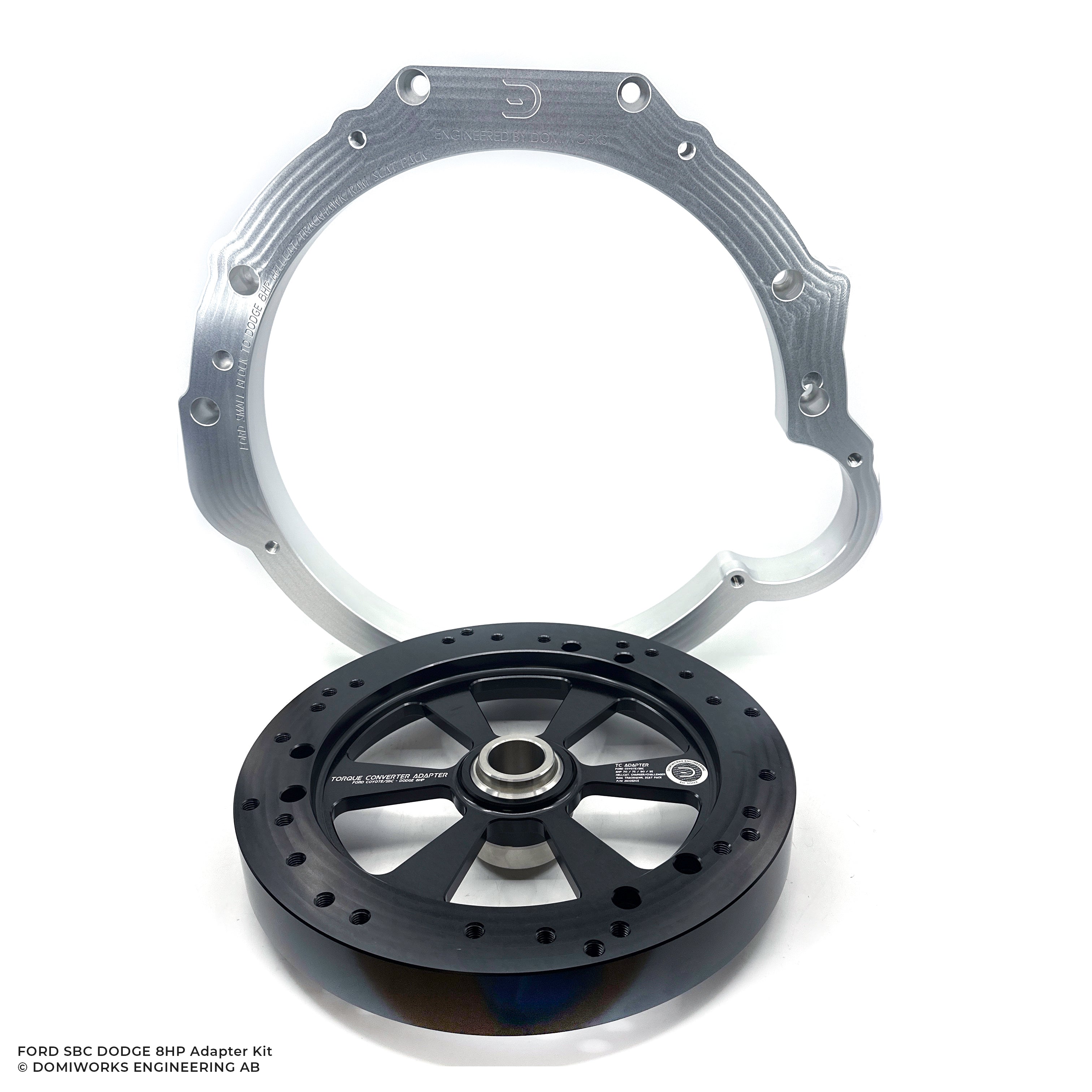 Ford Small Block 289 302 351C 351W 8HP 70/75/90/95 Dodge Adapter Kit ...