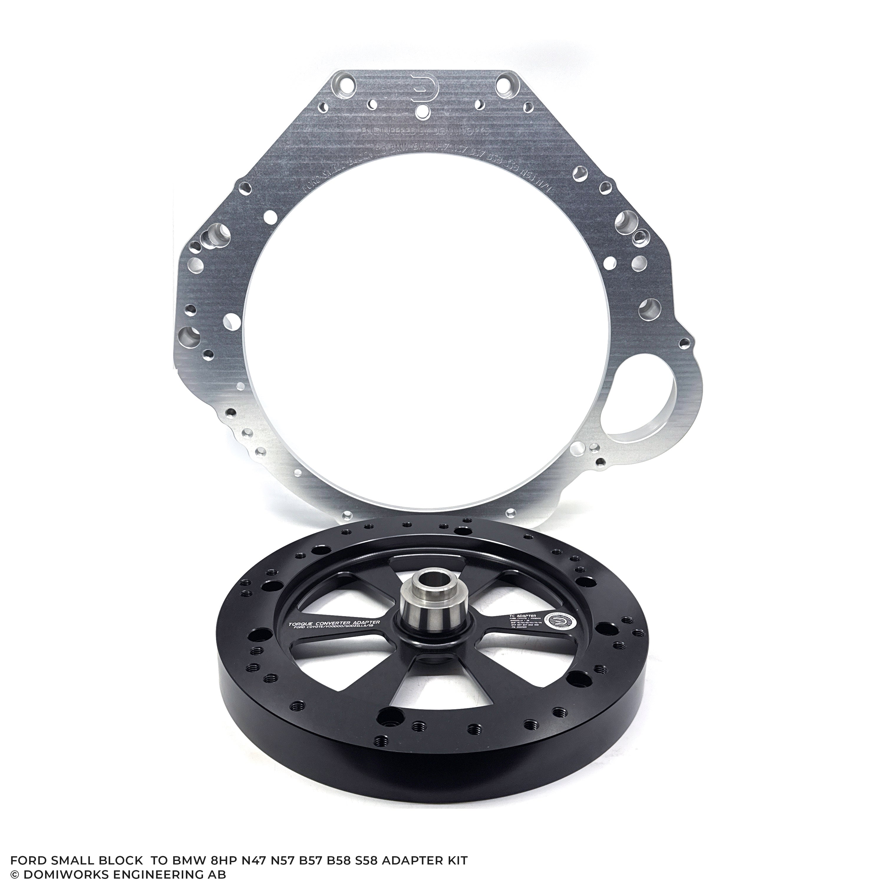 Ford Small Block 289 302 351C 351W 8HP N47 N57 B57 B58 S58 Adapter Kit ...