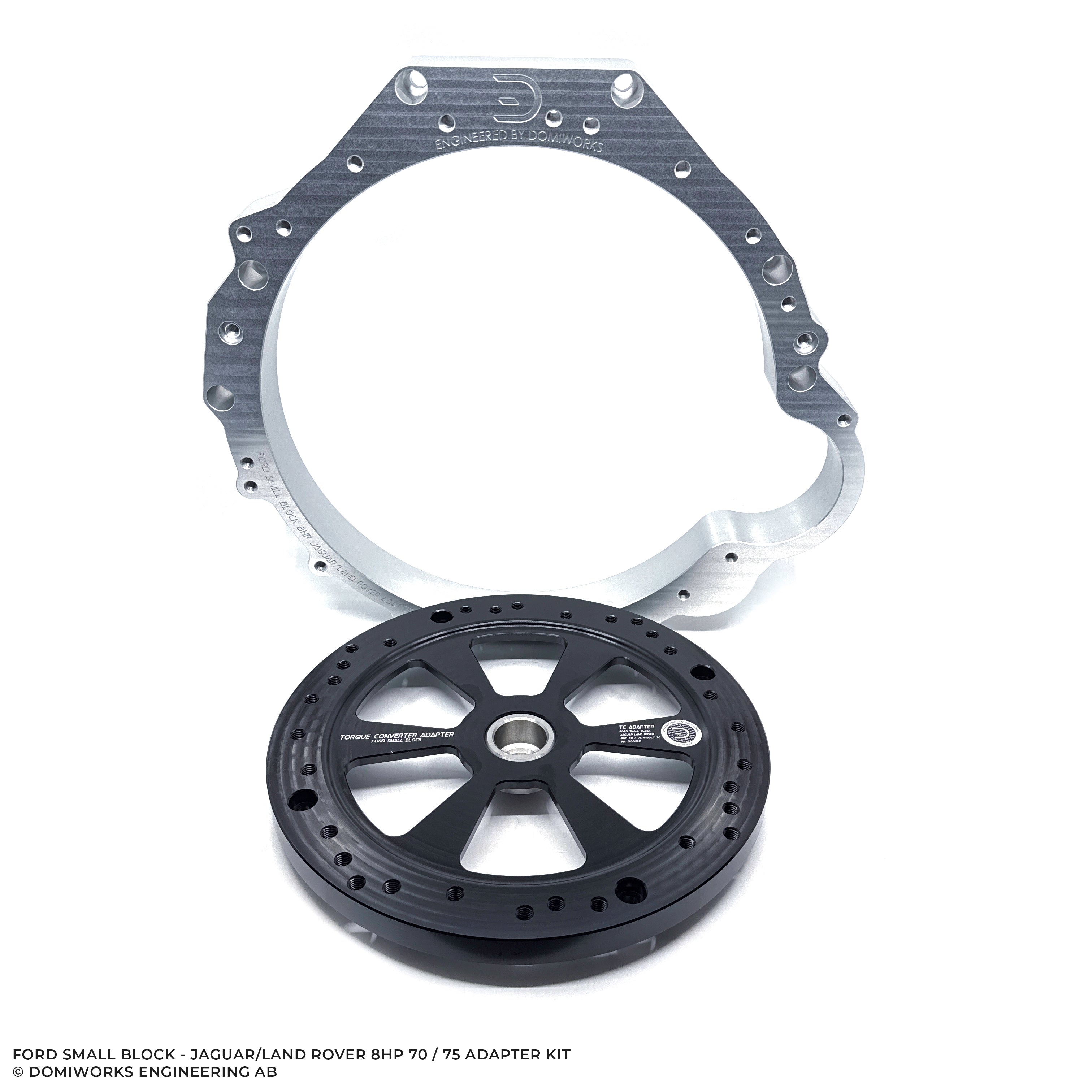 Ford Small Block 289 302 351C 351W 8HP Jaguar/Land Rover Adapter Kit ...