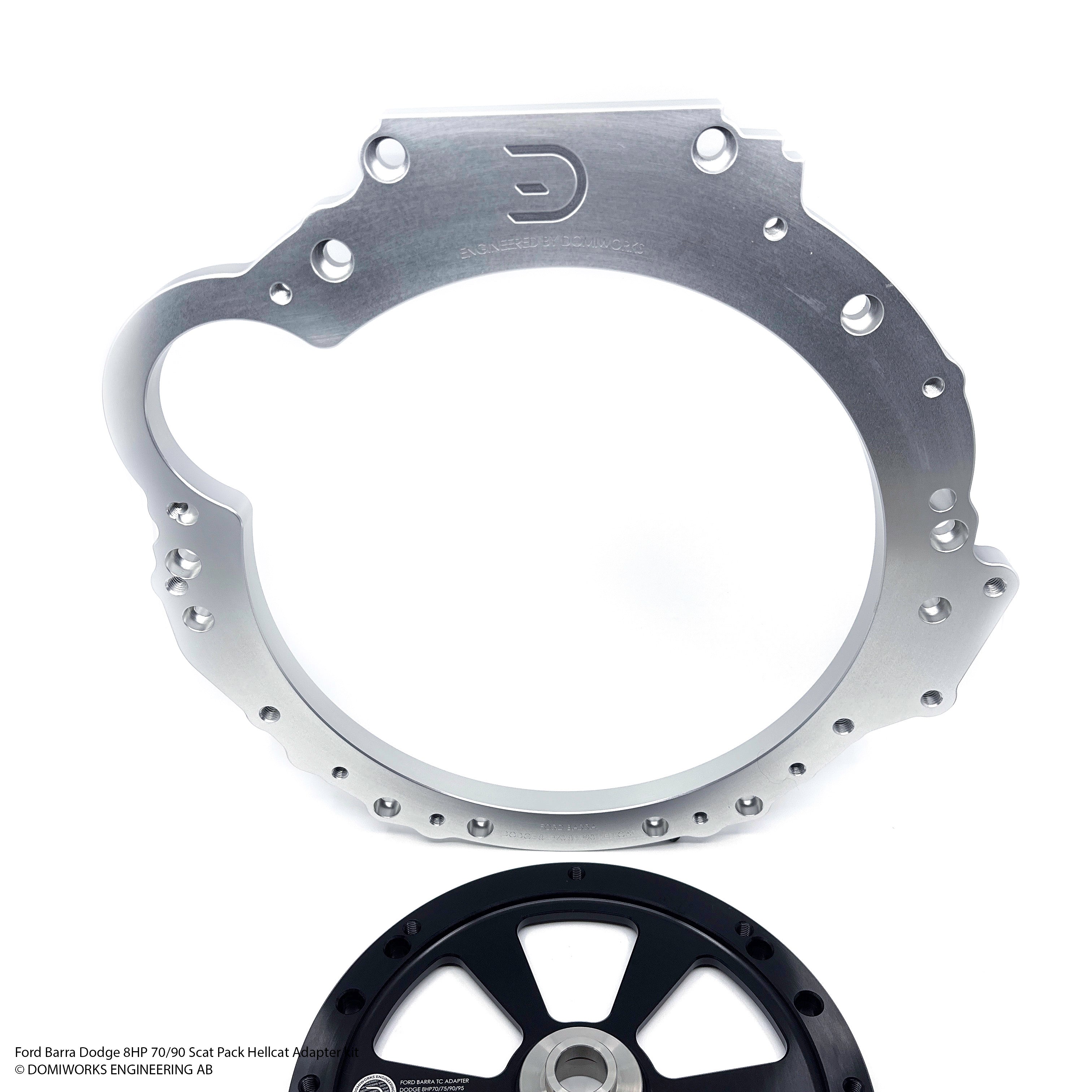 Ford Barra to Dodge 8HP 70/75/90/95 Scat Pack Hellcat Adapter Kit ...