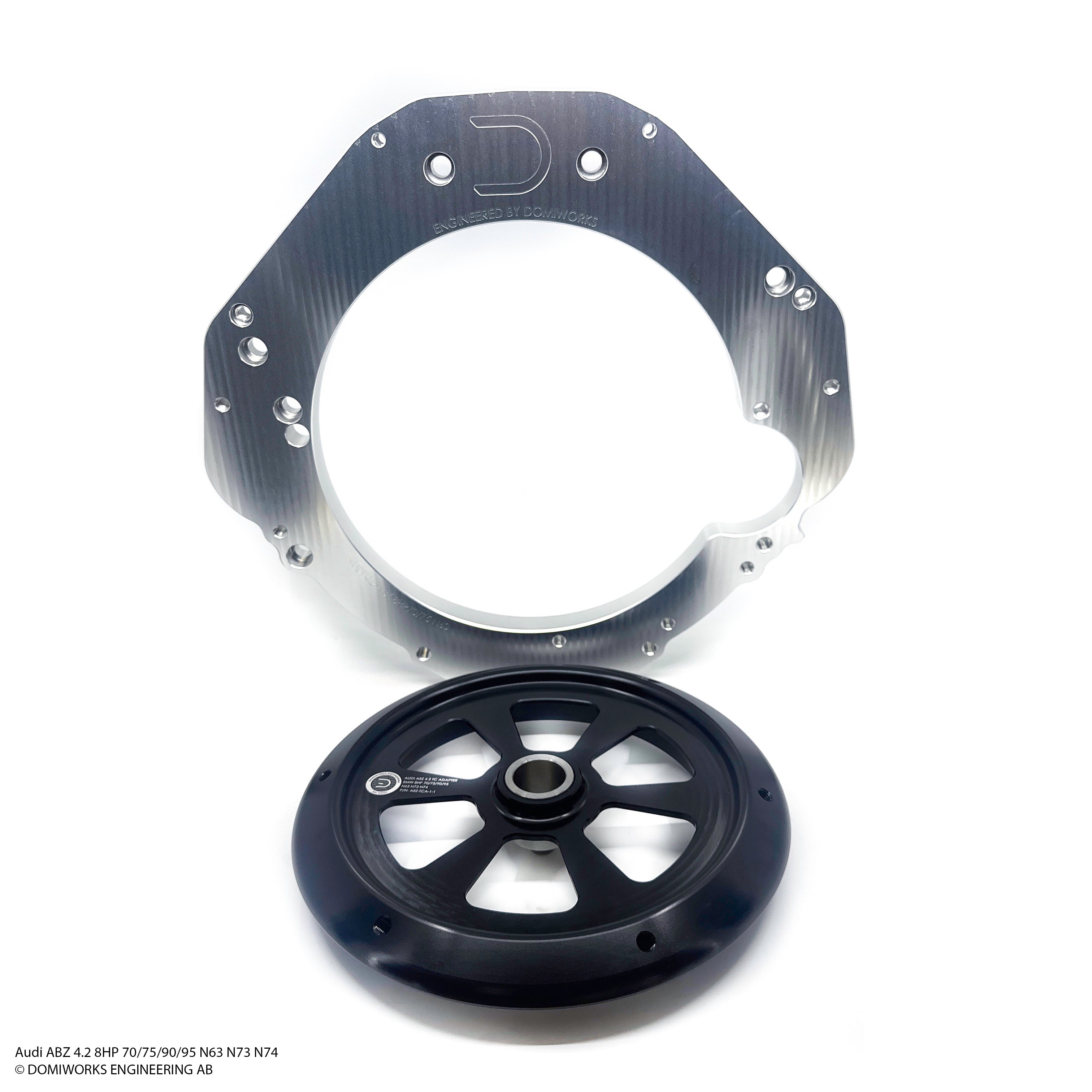 Audi ABZ V8 4.2 to BMW 8HP70 N63 Adapter Kit – DomiWorks Engineering AB