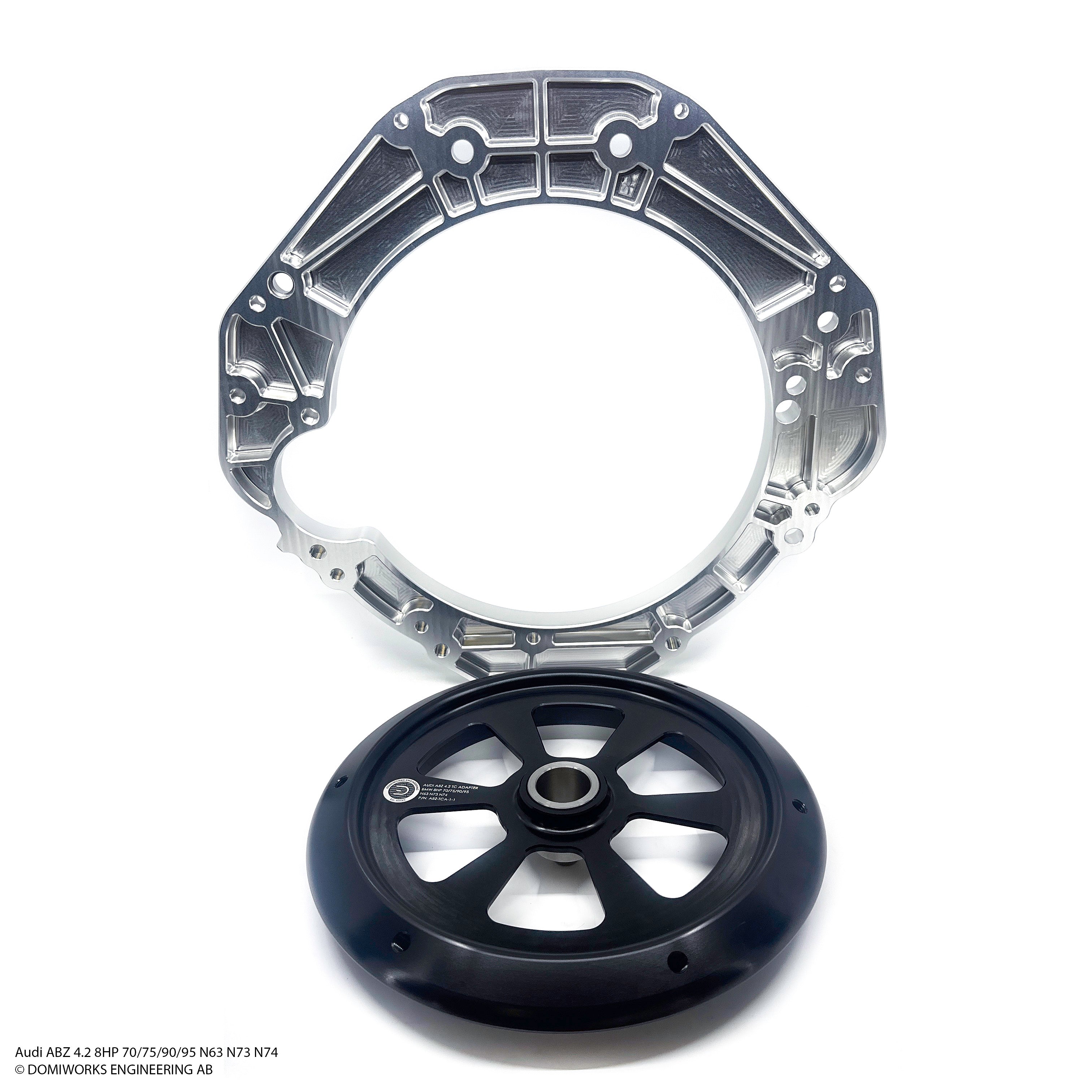 Audi ABZ V8 4.2 to BMW 8HP70 N63 Adapter Kit – DomiWorks Engineering AB
