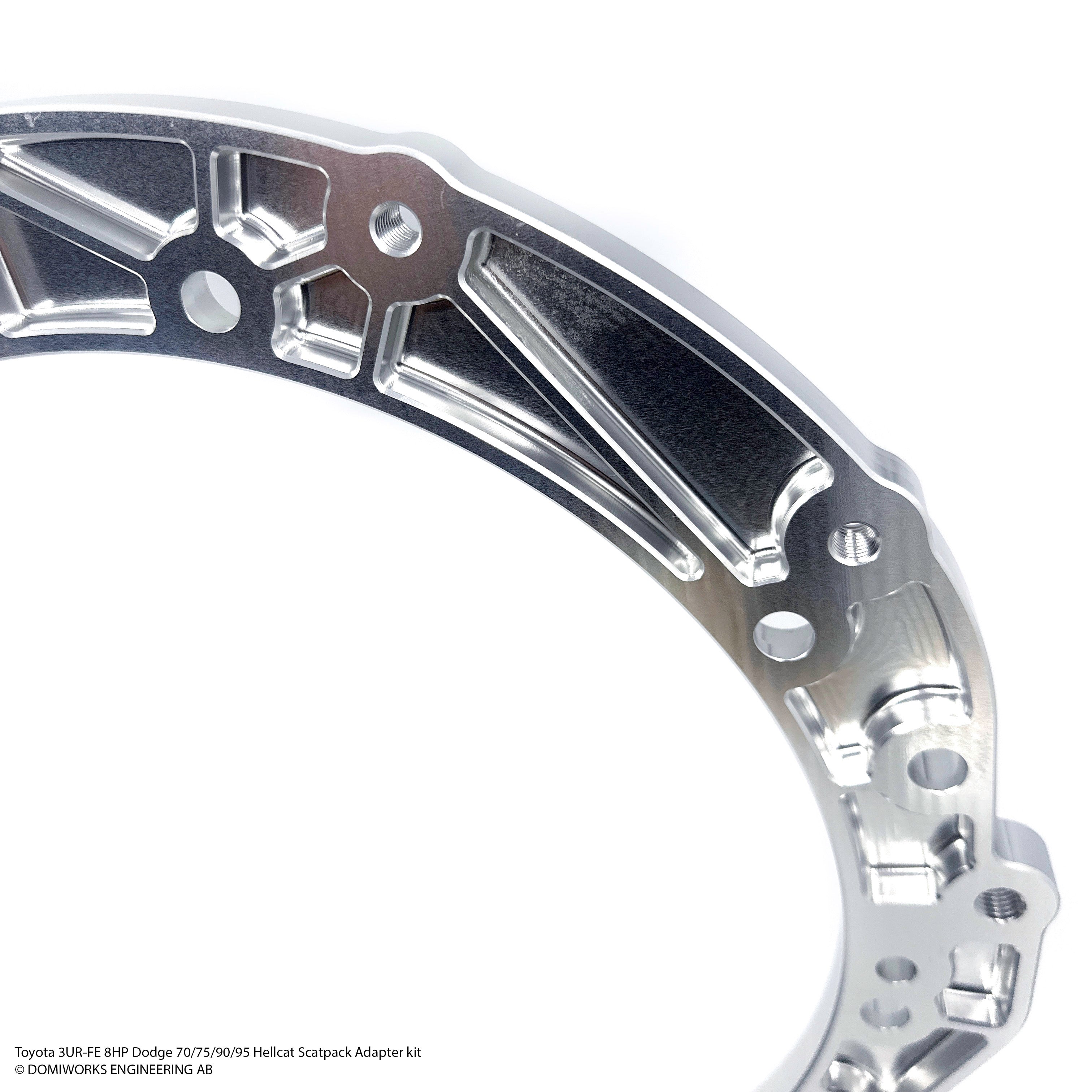 Toyota 3UR-FE to Dodge 8HP 70/75/90/95 Scat Pack Hellcat Adapter Kit ...