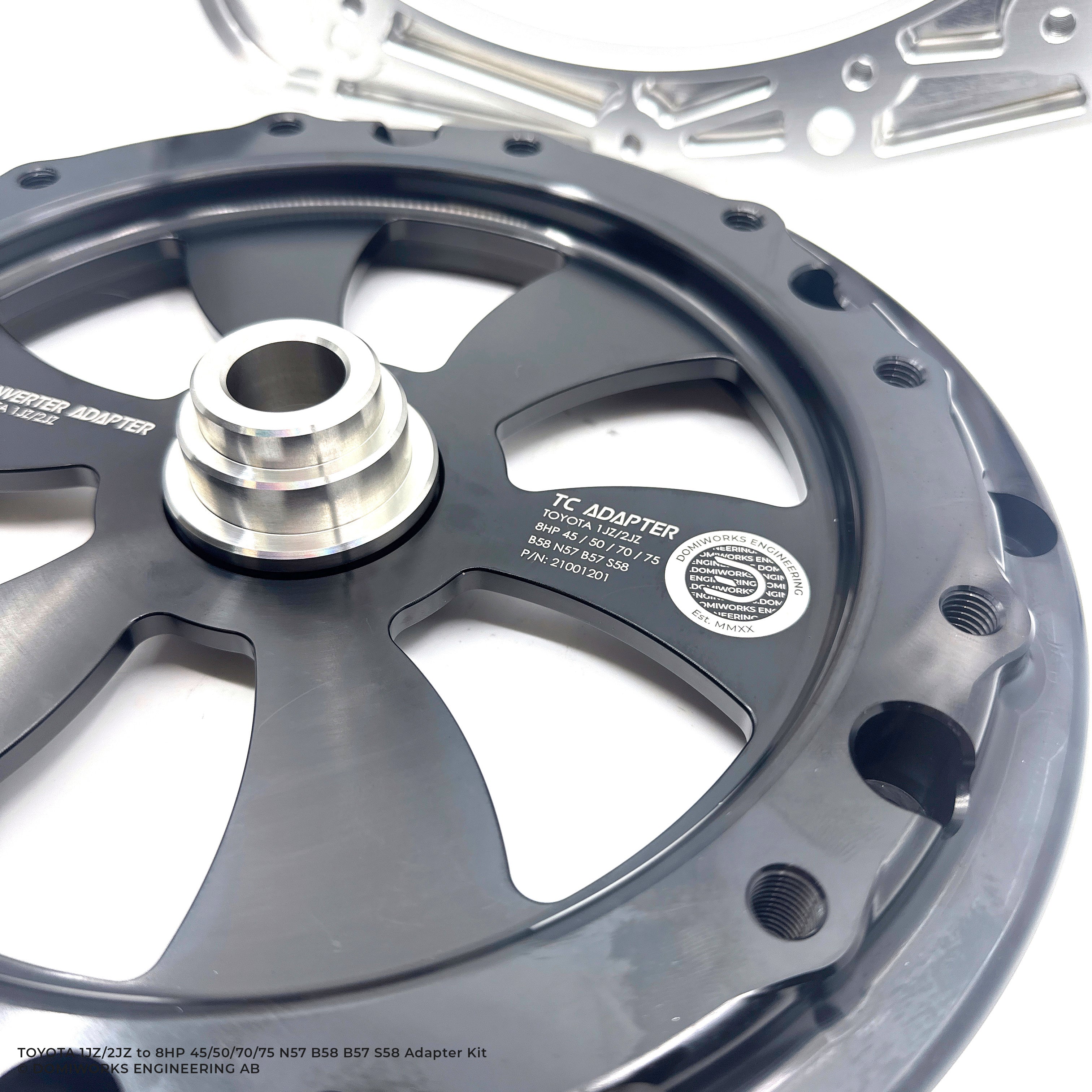 1JZ/2JZ to 8HP 45/50/70/75/76 N57 B58 B57 S58 ADAPTER KIT – DomiWorks ...