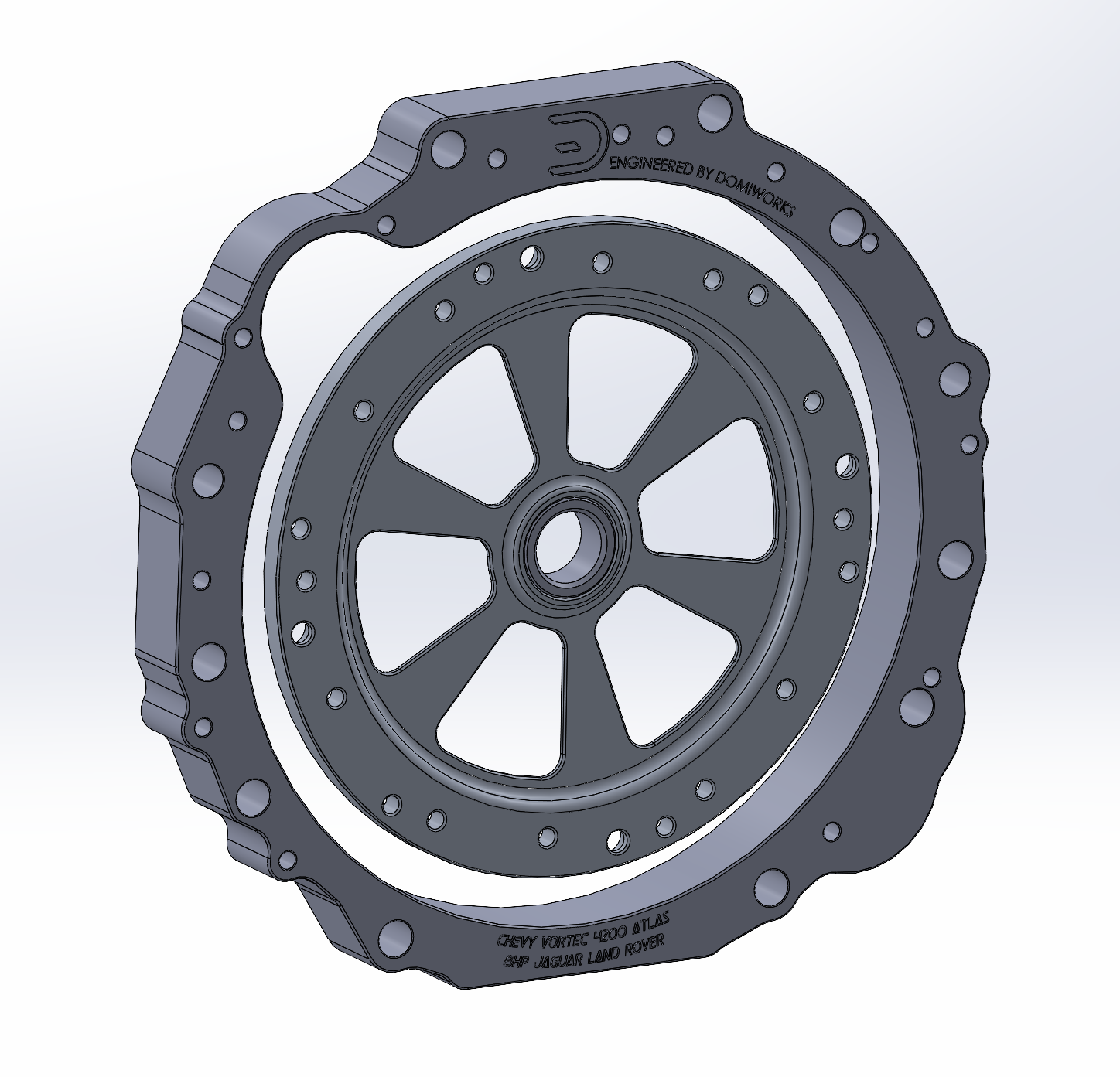 Chevy Vortec 4200 to 8HP Jaguar / Land Rover Adapter kit – DomiWorks ...