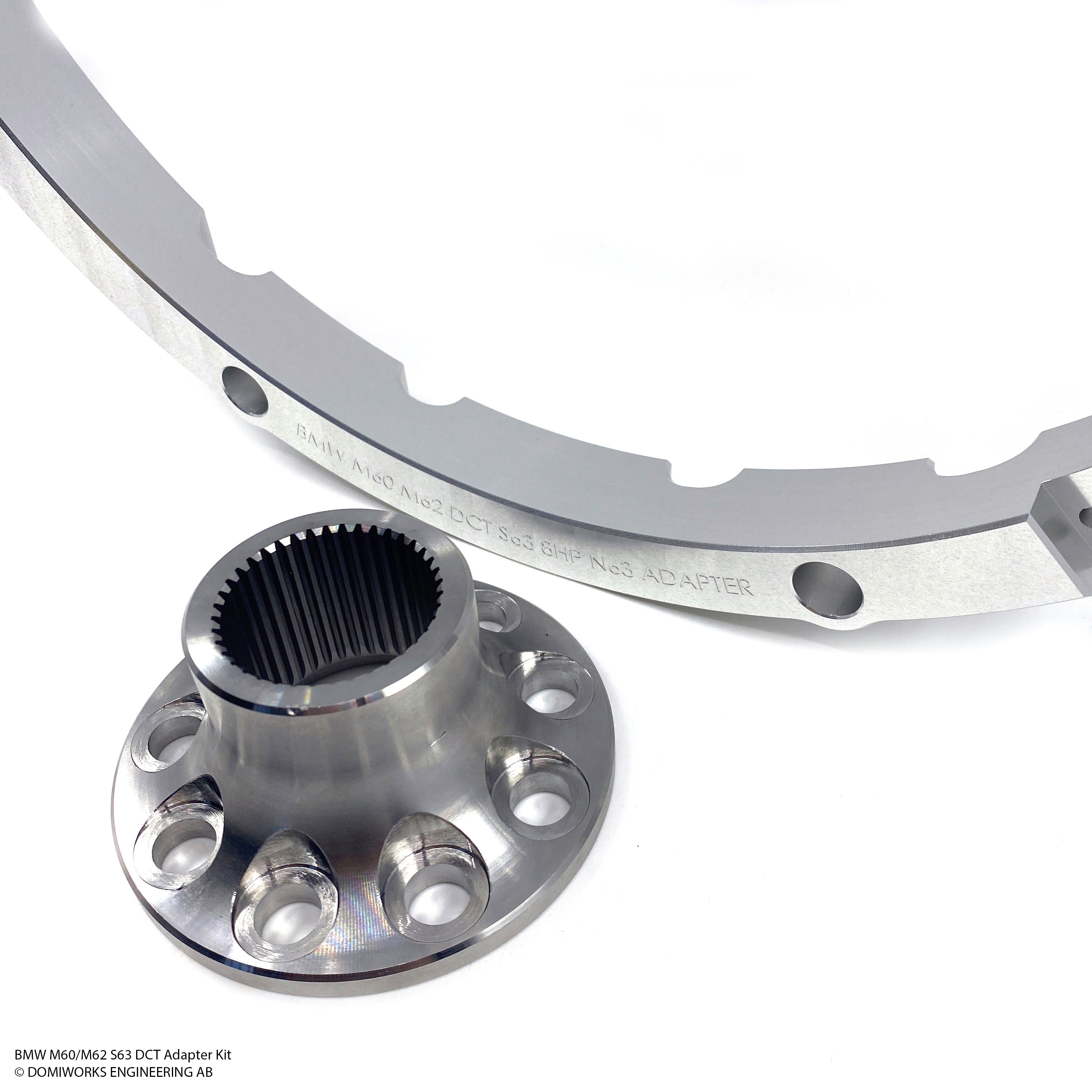 BMW M60/M62 to BMW S63 DCT Adapter Kit – DomiWorks Engineering AB
