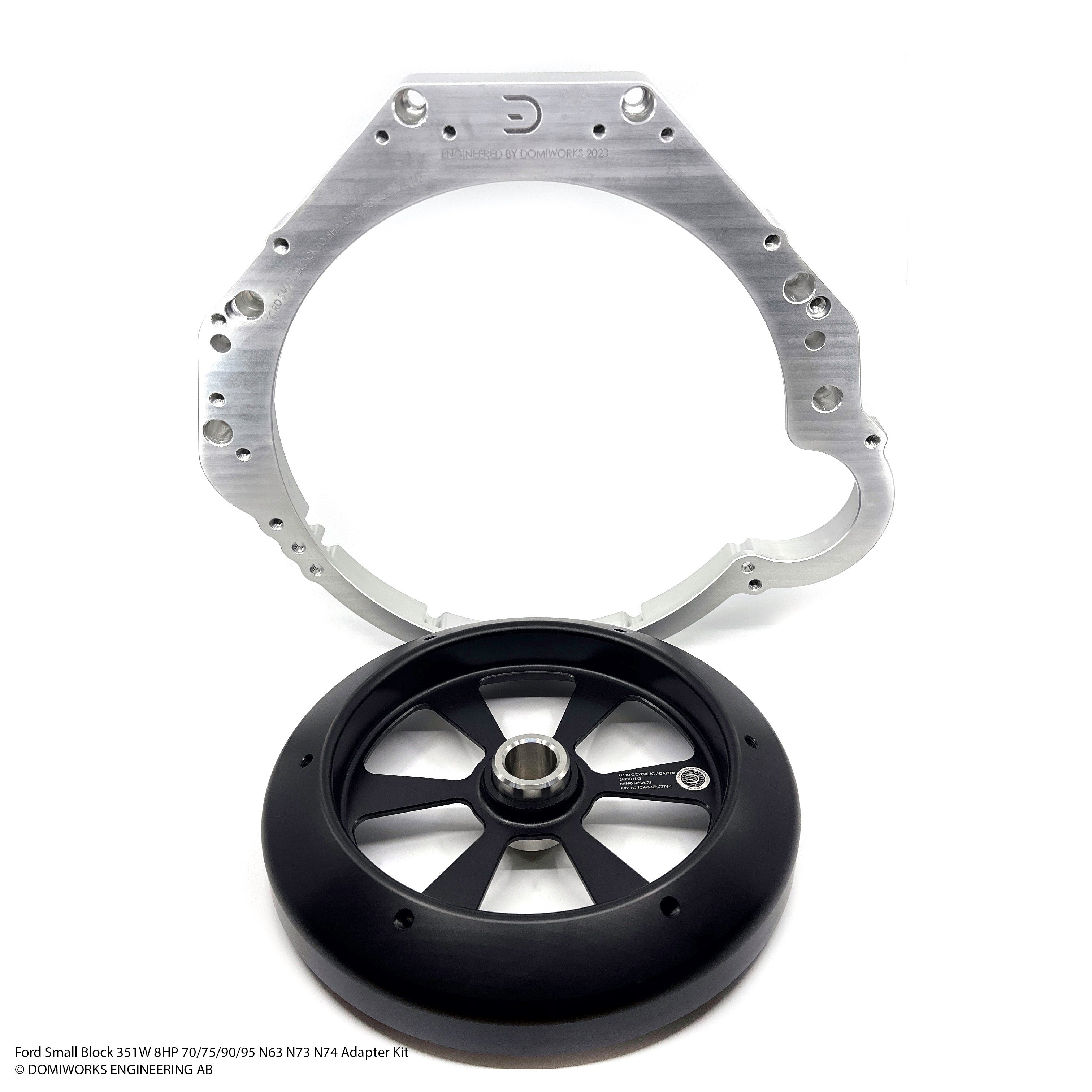 Ford Small Block 289 302 351C 351W 8HP 70/75/90/95 N63 N74 Adapter Kit ...